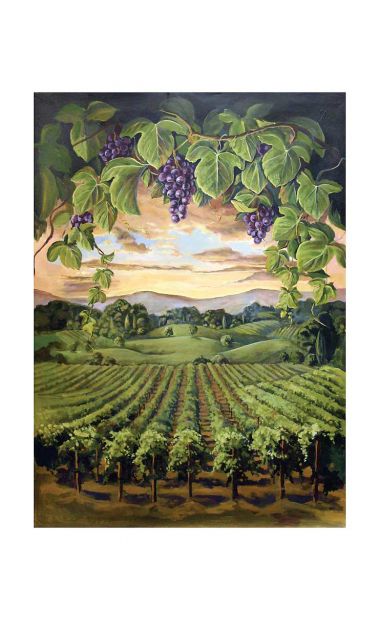 Hand Painted Murals for Designer Series Archway Openings