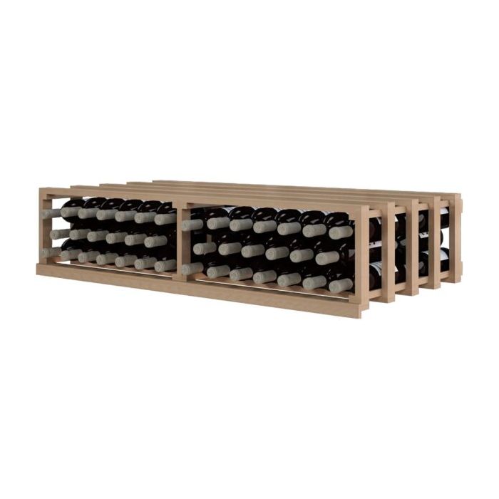 Wood Wine Racks - Vinos Series – Double Deep 10 Column Extension Lattice
