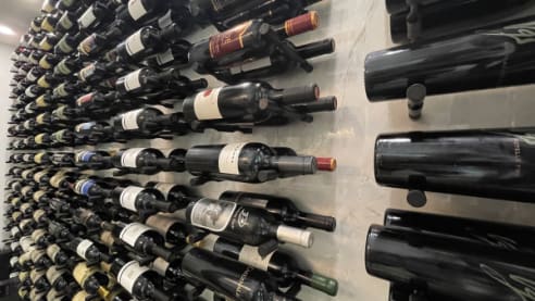 Contemporary Dining Room Wine Cellars: How We Built a Sleek Wine Display